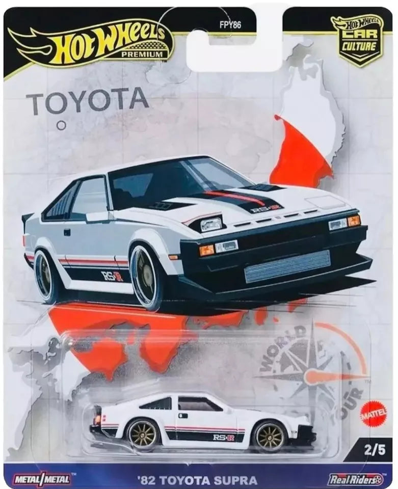 Buy Hot Wheels Car Culture "World Tour" '82 Toyota Supra 1:64 Toys101 | NZ