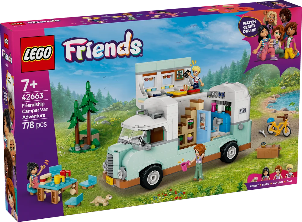 LEGO Friends 42663 Friendship Camper Van Adventure – Toys101