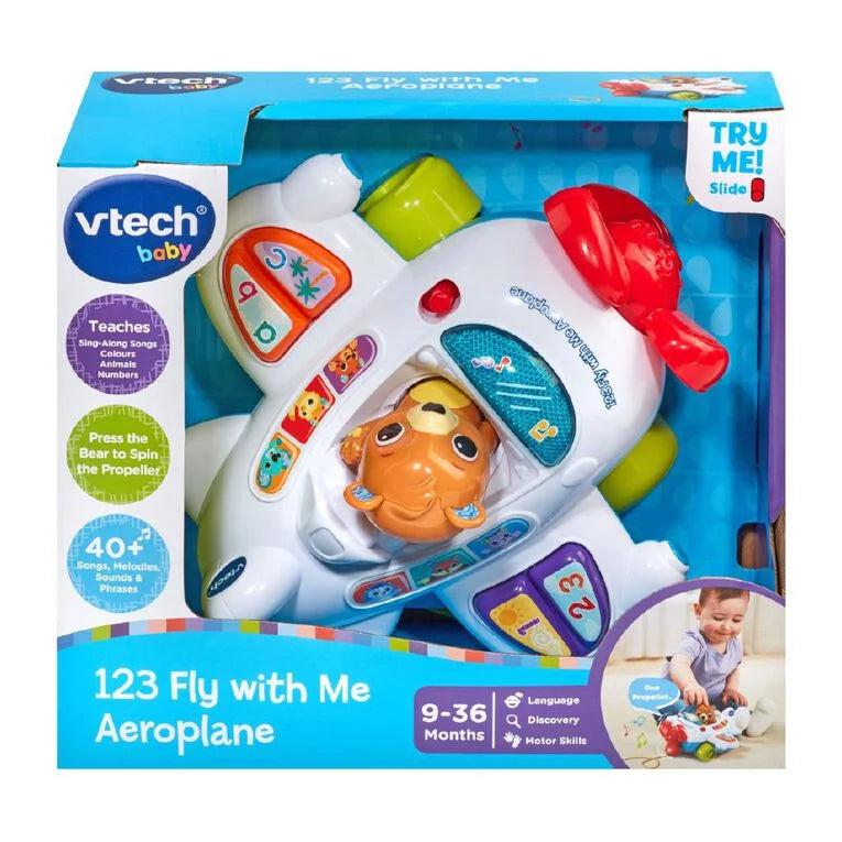 Vtech 1-2-3 Fly with me Aeroplane – Toys101
