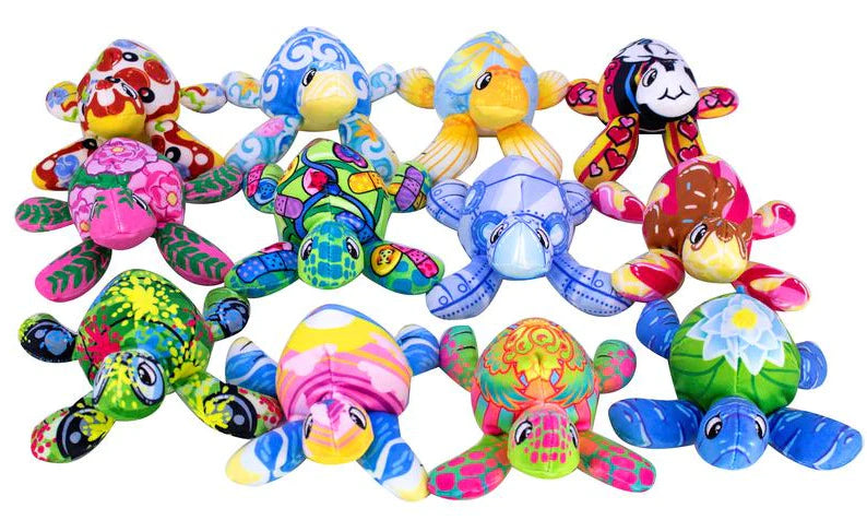 Pop Art Soft -Mini Turtle 4" Plush Assorted – Toys101
