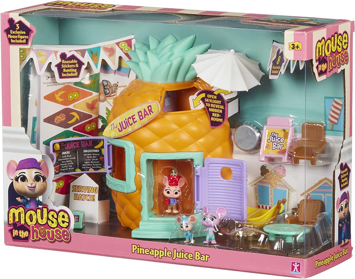 Mouse in The House Pineapple Juice Bar Playset with Figures – Toys101