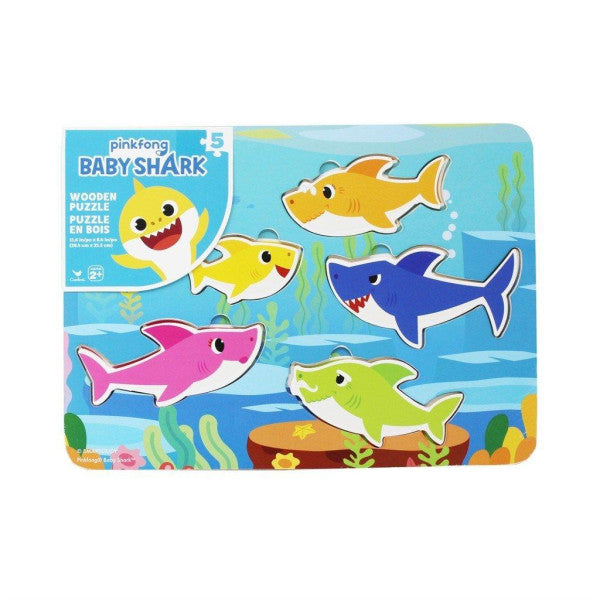 Buy Pinkfong Baby Shark Wooden Puzzle Toys101 | NZ