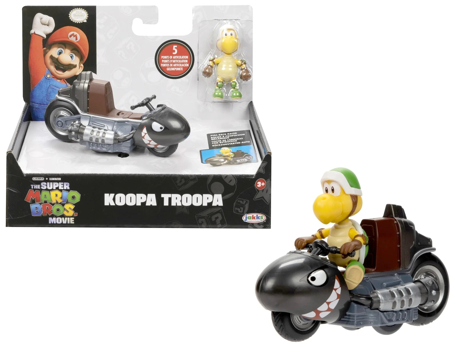 Buy Super Mario: 6.3 cm Movie Figure Set - Koopa & Bike Toys101 | NZ