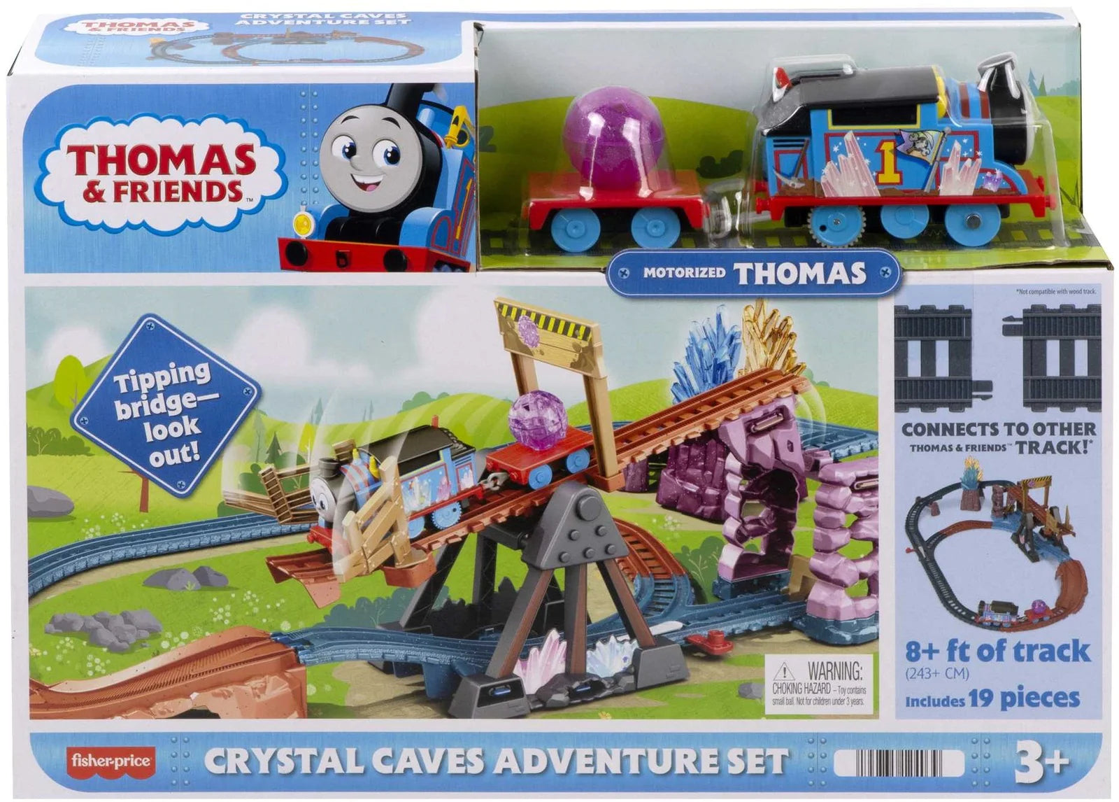 Buy Thomas and Friends Crystal Caves Adventure Train Track Set Toys101 | NZ