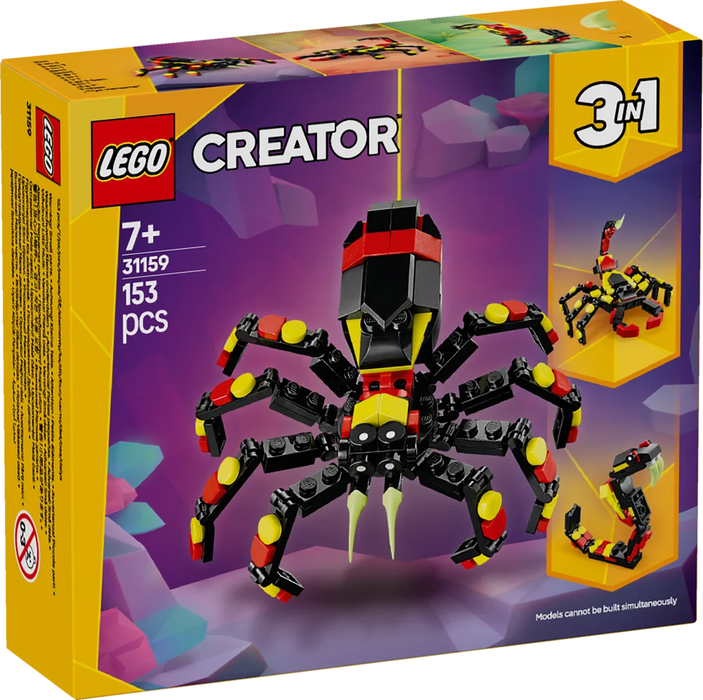 LEGO Creator 3-in-1 31159 Wild Animals: Surprising Spider – Toys101