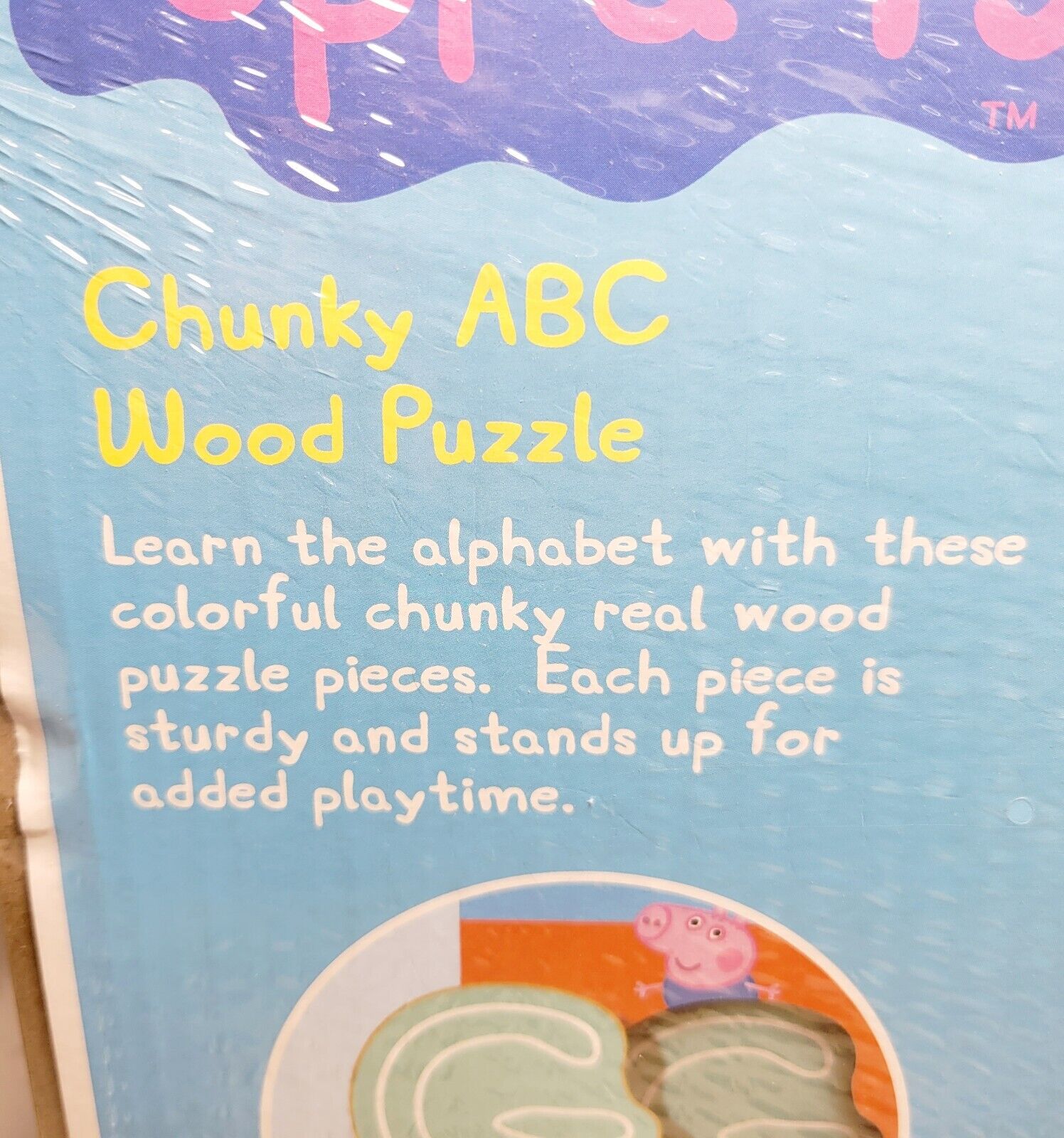 Buy Peppa Pig Chunky ABC Wood Puzzle 27 Pieces Toys101 | NZ
