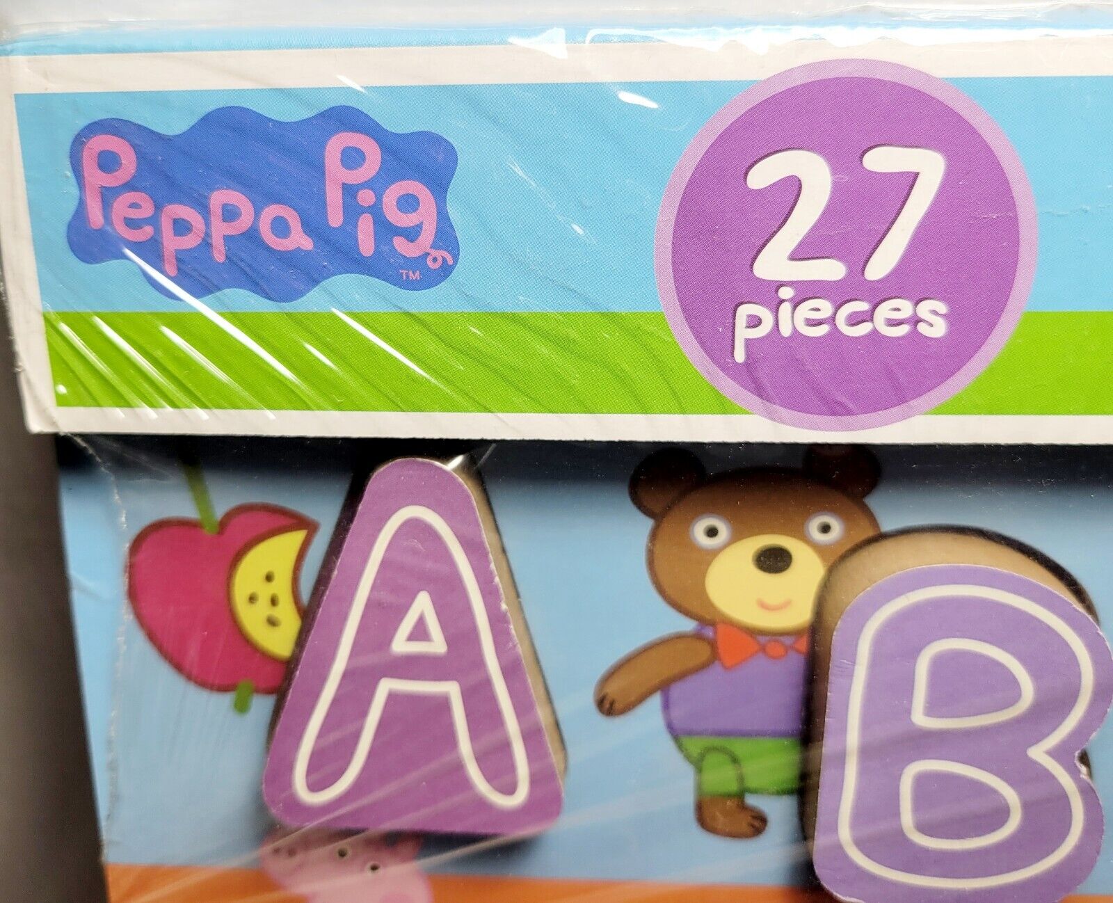 Buy Peppa Pig Chunky ABC Wood Puzzle 27 Pieces Toys101 | NZ