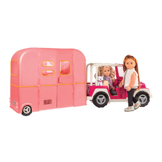 Buy Our Generation R.V. Seeing You Camper Pink Toys101 | NZ