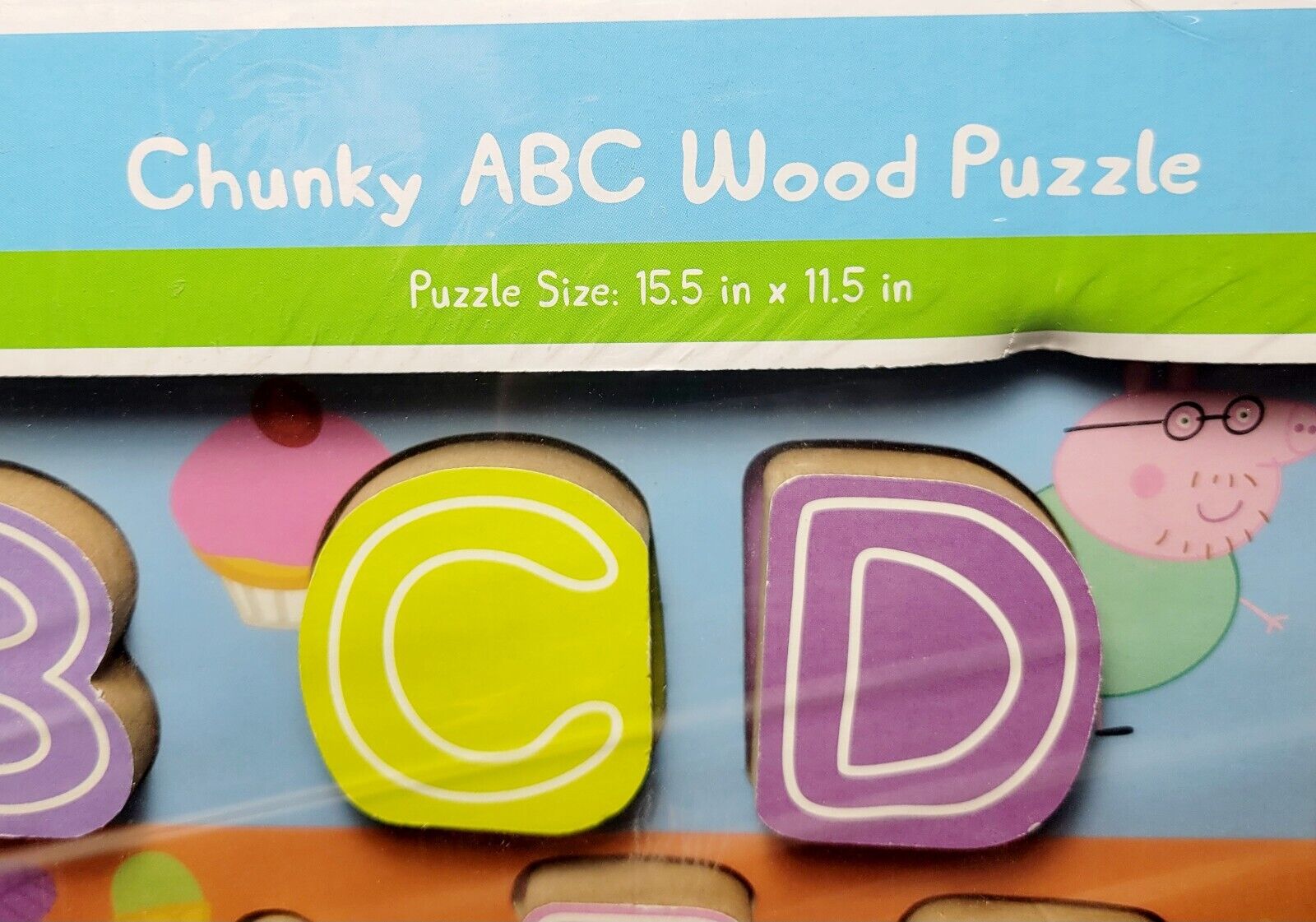 Buy Peppa Pig Chunky ABC Wood Puzzle 27 Pieces Toys101 | NZ