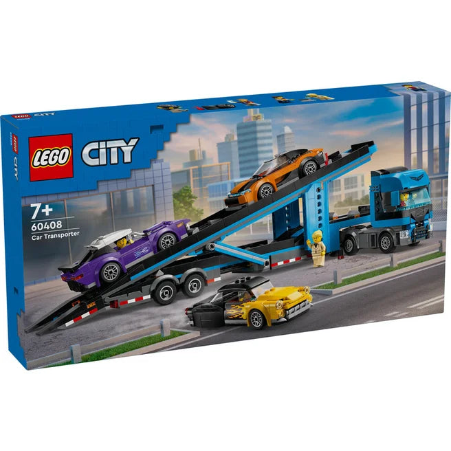 LEGO City 60408 Car Transporter Truck with Sports Cars – Toys101
