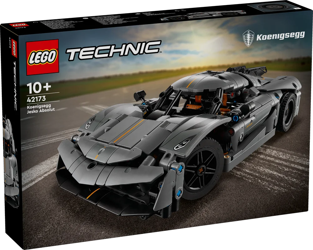 LEGO Technic 42173 Koenigsegg Jesko Absolut Gray Hypercar – Toys101