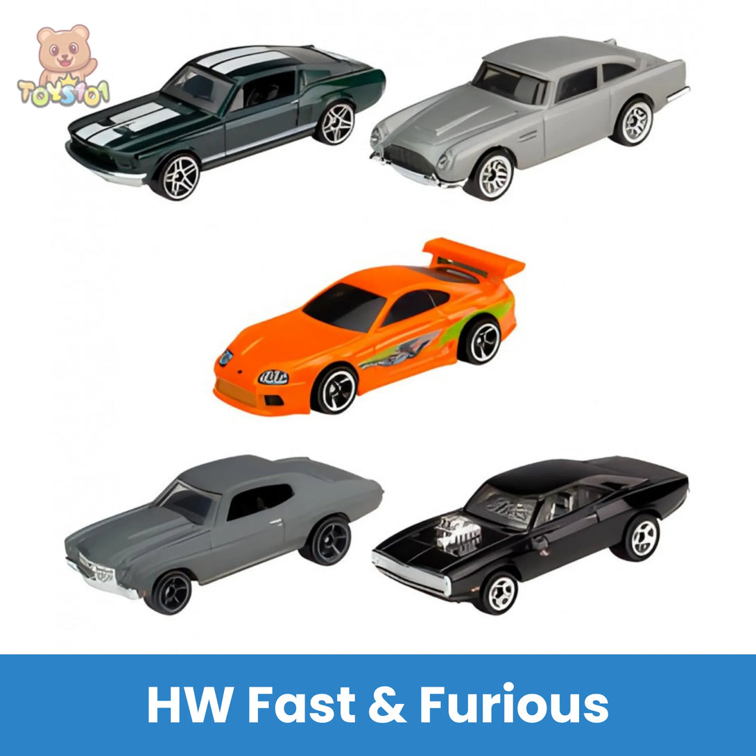 Buy Hot Wheels Track Cars 5 Pack - Fast & Furious Toys101 | NZ