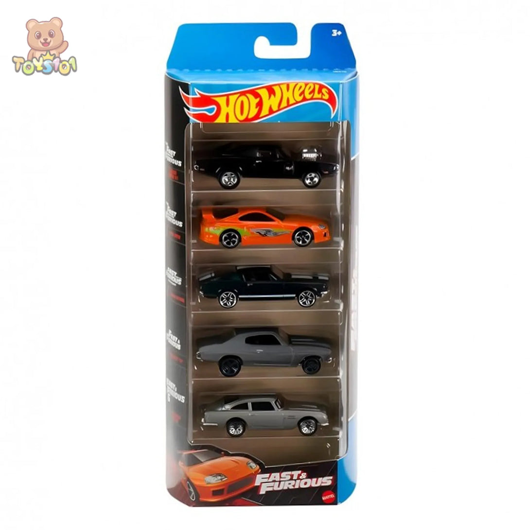 Buy Hot Wheels Track Cars 5 Pack - Fast & Furious Toys101 | NZ