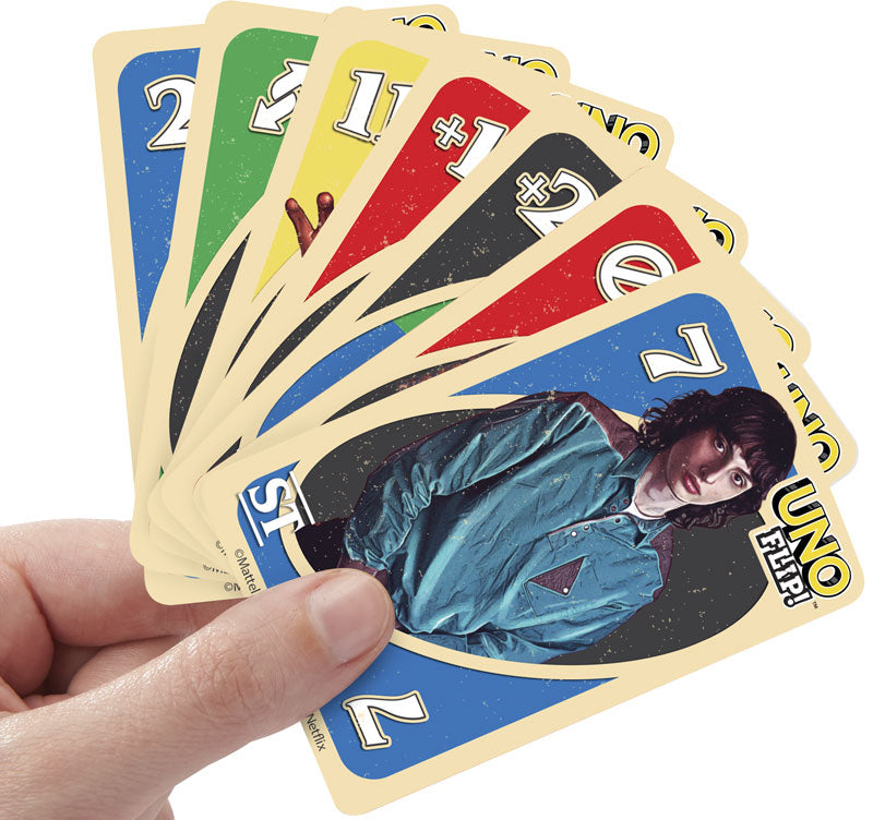 Buy Uno Flip Stranger Things Card Game Toys101 | NZ