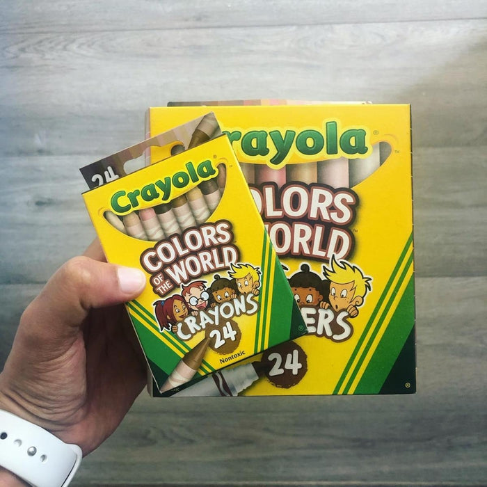 Crayola Colours of The World Crayons 24 pack