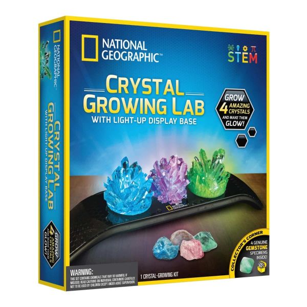 Buy National Geo - Crystal Growing Lab with Light up Display Base ...