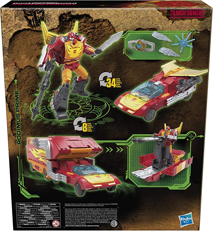 Buy TRANSFORMERS GEN WFC K COMMANDER CLASS RODIMUS PRIME Toys101 | NZ