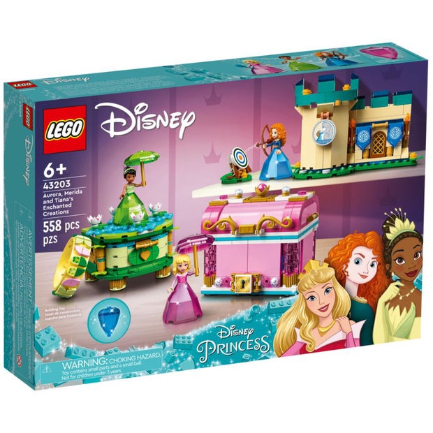 LEGO Disney Princess 43203 Aurora, Merida and Tianas Enchanted ...