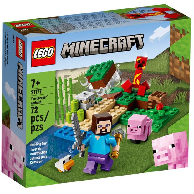 Buy LEGO Minecraft 21177 The Creeper Ambush Toys101 | NZ