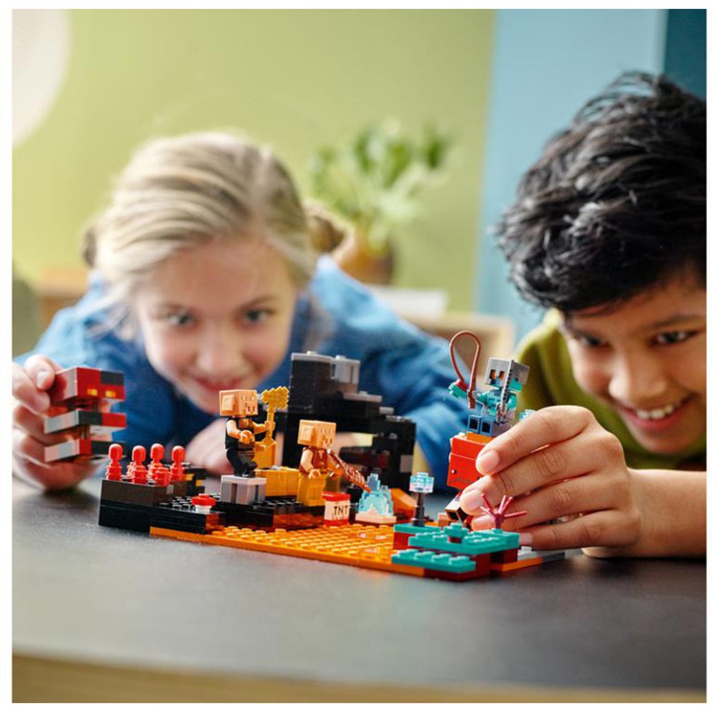 Buy LEGO Minecraft 21185 The Nether Bastion Toys101 | NZ