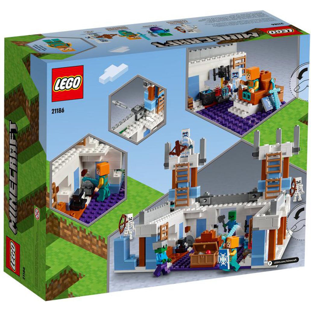 LEGO Minecraft 21186 The Ice Castle – Toys101
