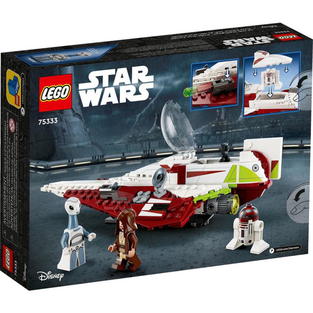 Buy LEGO Star Wars 75333 Obi-Wan Kenobi’s Jedi Starfighter Toys101 | NZ