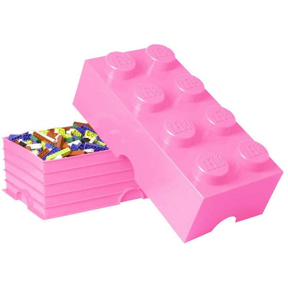 Buy LEGO Storage Brick 8 Brick Pink Toys101 | NZ