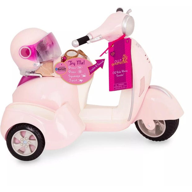 Buy Our Generation Ride Along Scooter With Sidecar Toys101 | NZ