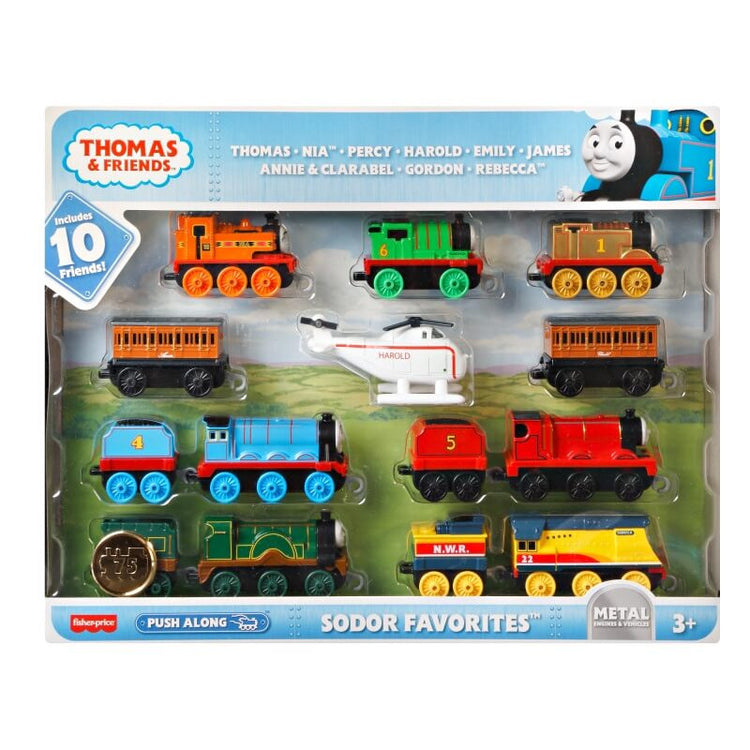 Buy Fisher-Price Thomas & Friends TrackMaster 10-Pack Push-Along ...